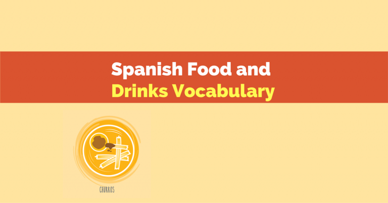 Spanish Food and Drinks Vocabulary - My Daily Spanish